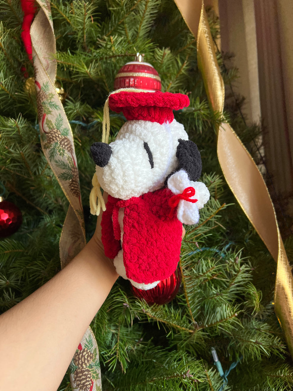 Snoopy the Grad – Cortes Crochets